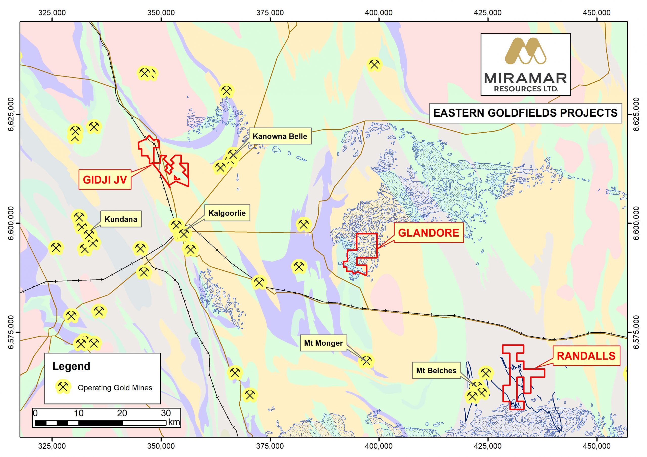 Eastern Goldfields Projects - Miramar Resources Ltd