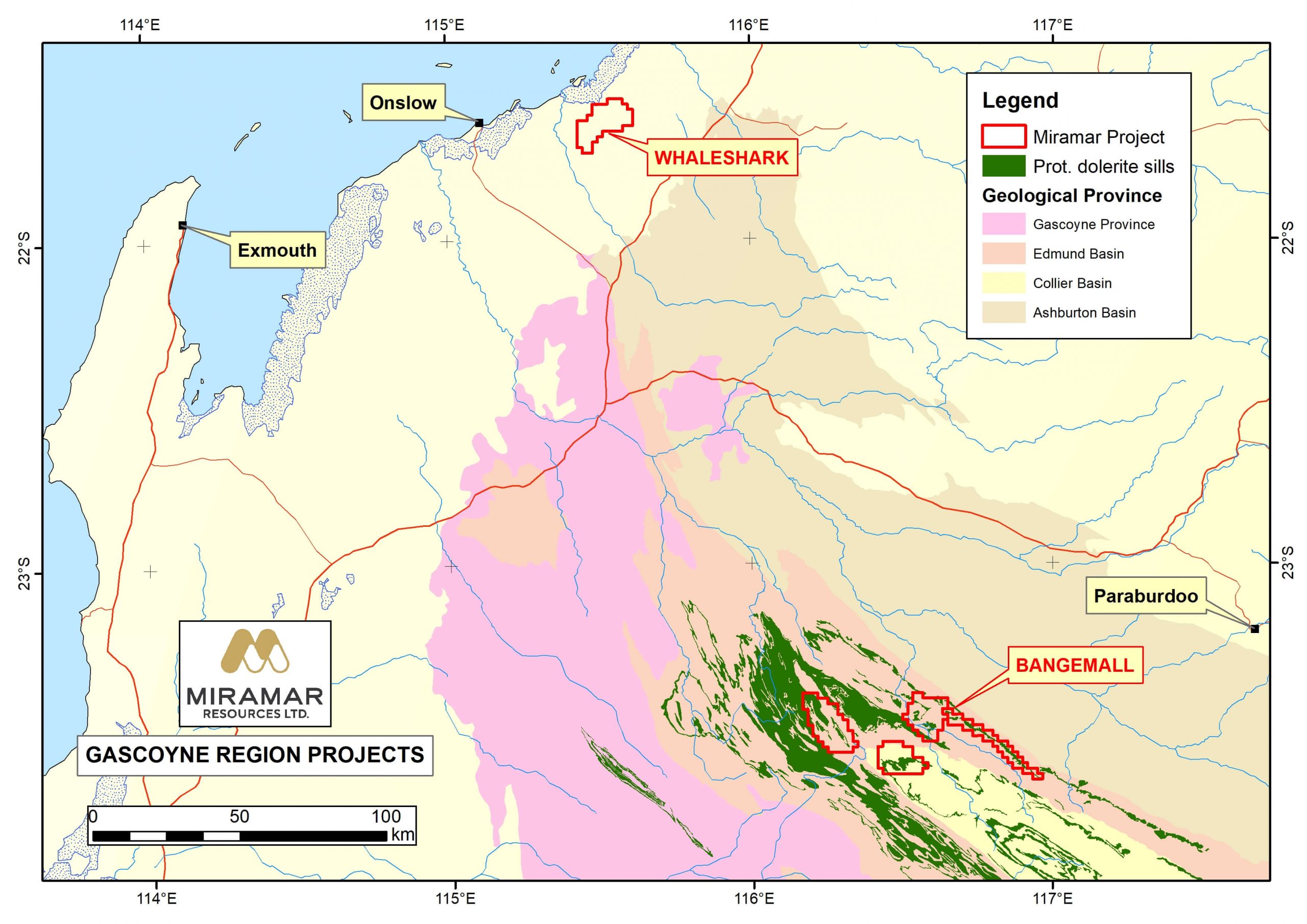 Gascoyne Region Projects - Miramar Resources Ltd